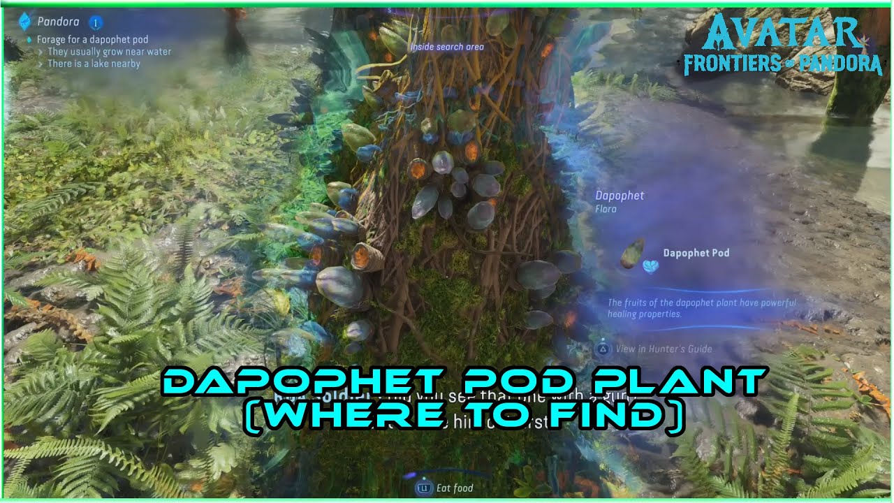 Where To Find A Dapophet Pod Plant In Avatar Frontiers of Pandora - YouTube