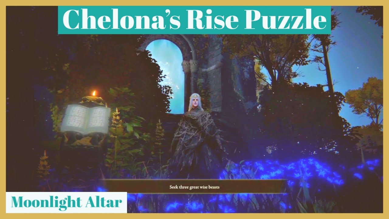 How to do The Chelona's Rise Puzzle - Ranni's Dark Moon Sorcery ...