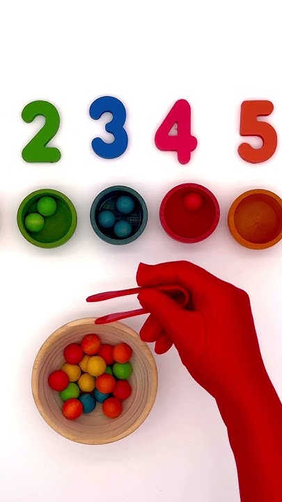Counting up to 5 | Learn to Count along with colourful balls #learning ...