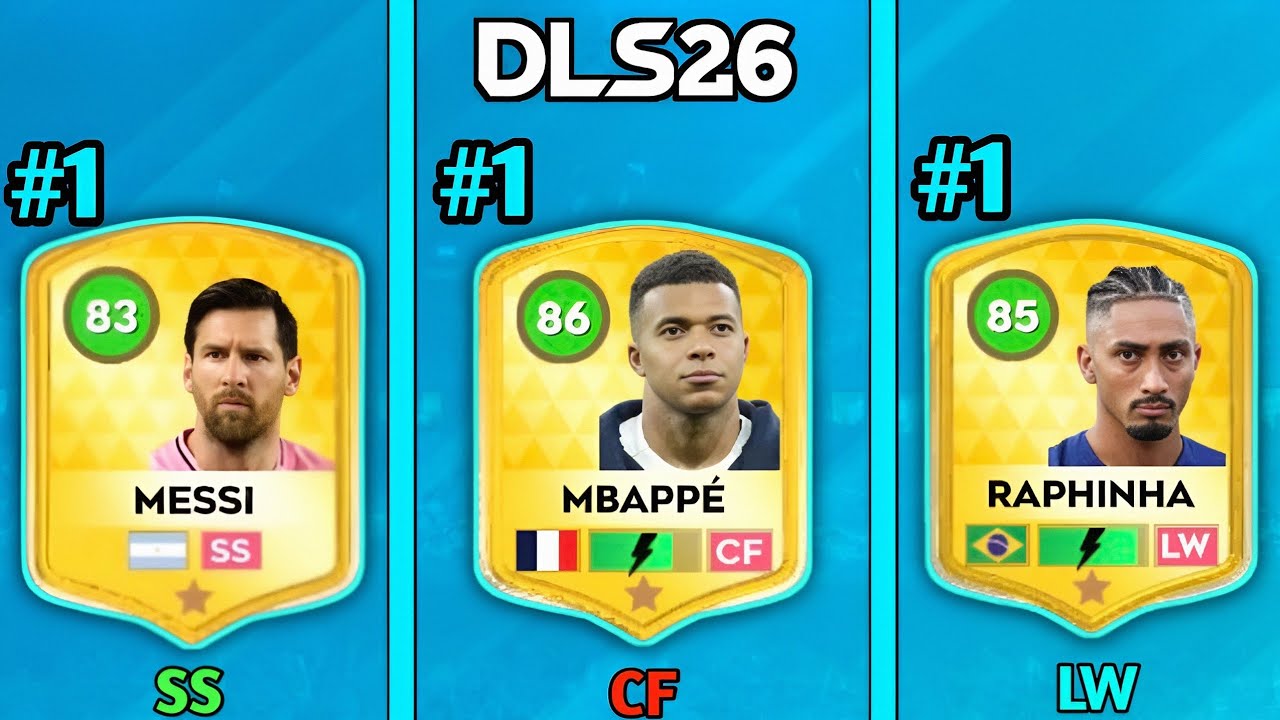 DLS 26 | Top 5 Players At Every Positions In DLS 26 | Dream League ...
