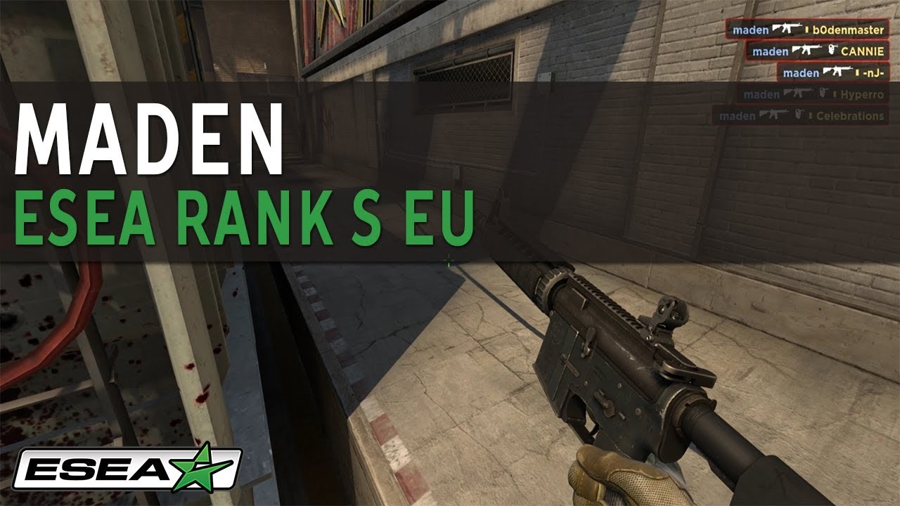 ESEA Rank S EU - Maden 5K Ace Round - YouTube