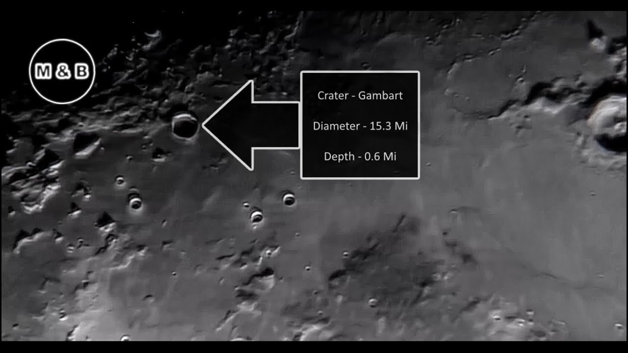 Stacked Moon Image Through my Telescope - 4K - YouTube