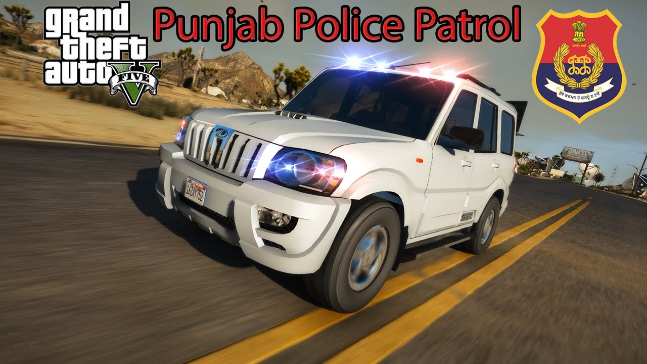 Punjab Police Patrol in GTA 5 | Giving Chlaan | Towing | Pursuit - YouTube
