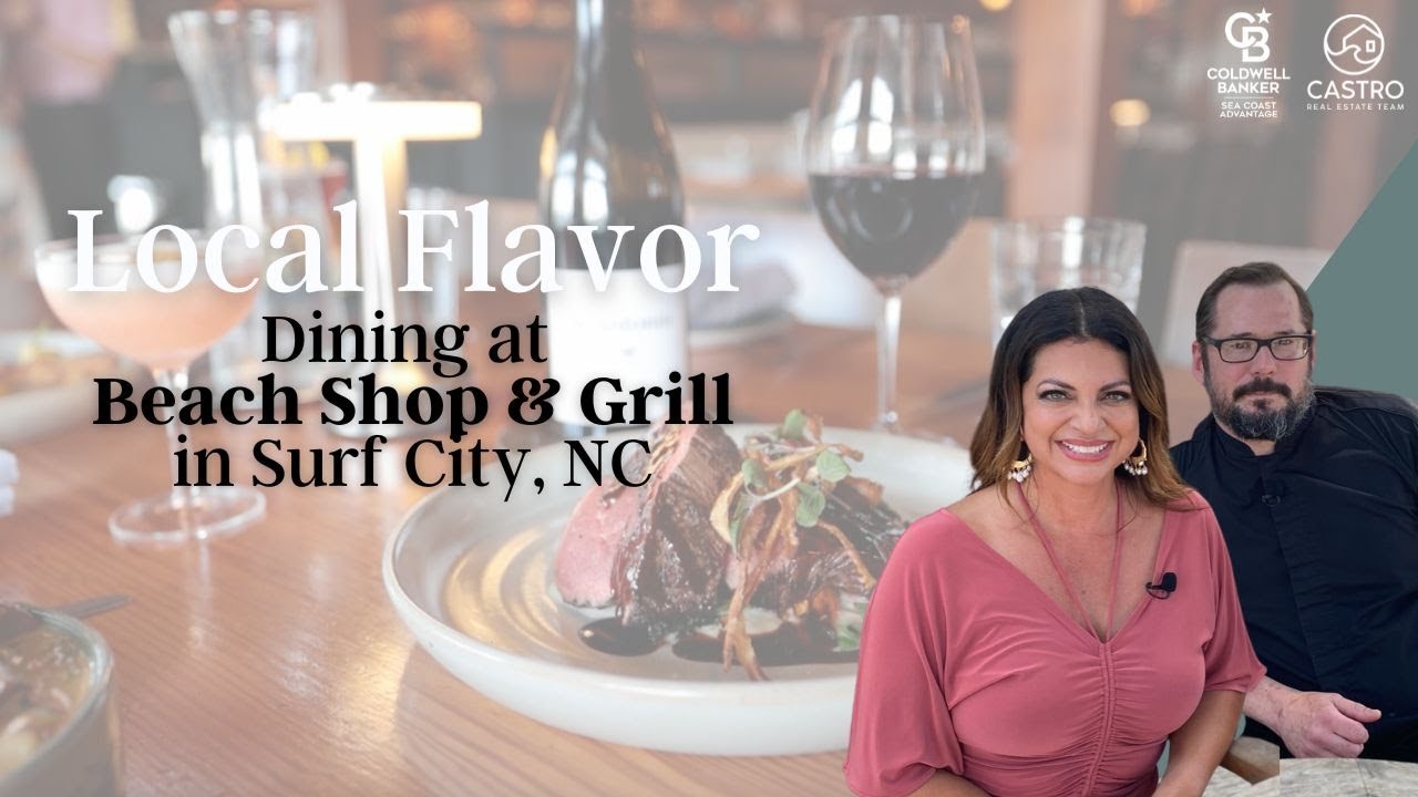 Local Flavor: Dining at Beach Shop and Grill in Surf City, NC - YouTube
