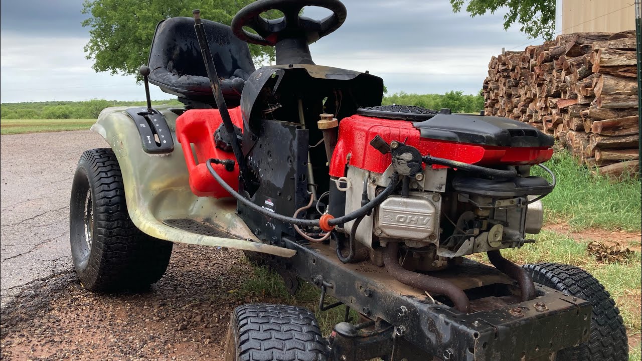 Old Junkyard Craftsman Mower Repair (G.K. Workshop) - YouTube