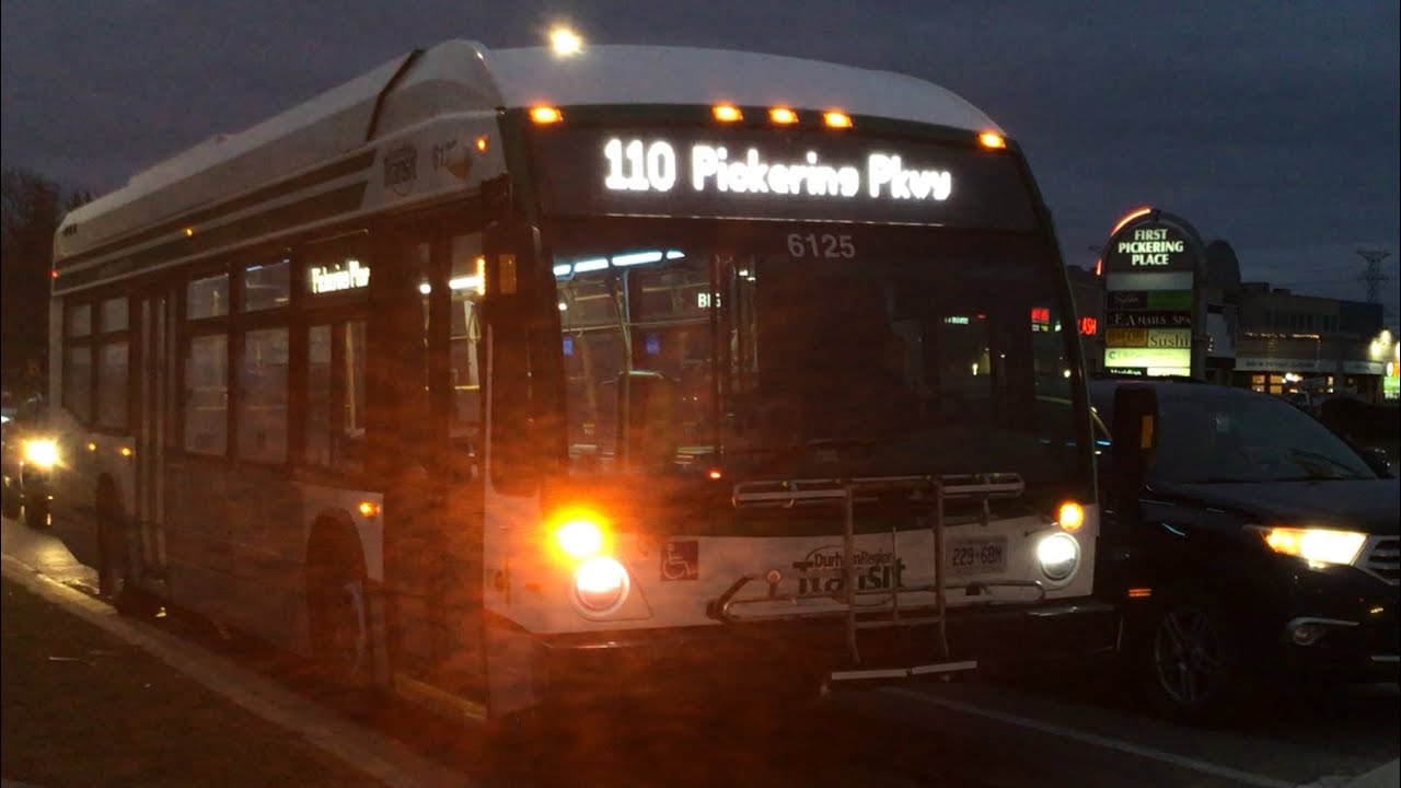 DRT Ride Video on 6125 Nova Bus LFS HEV on route 110 Finch - YouTube