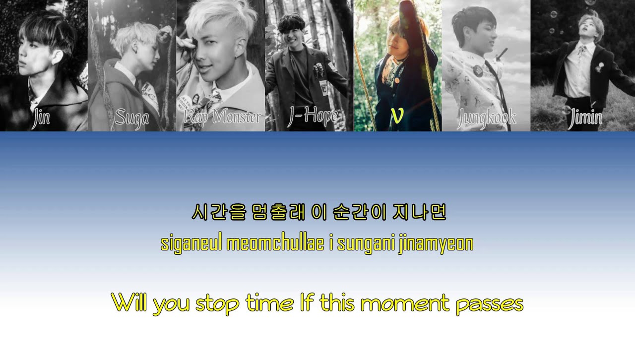 BTS-BUTTERFLY LYRICS - YouTube