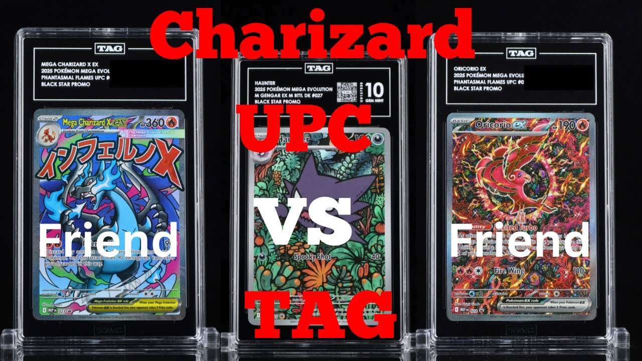 Charizard UPC Pokémon Cards to TAG Grading… Here’s What We Got! - YouTube