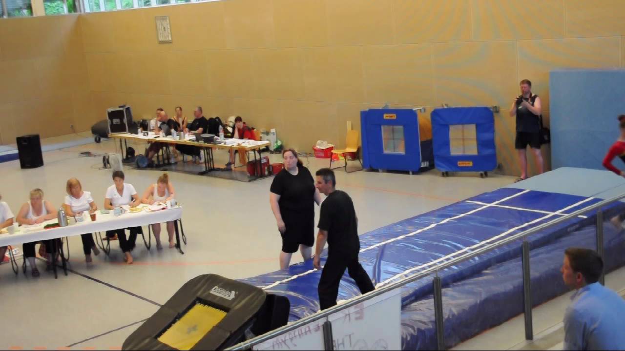 Berlin Cup Teamgym 25.06.2016 Team Bayern Senior Trampet - YouTube