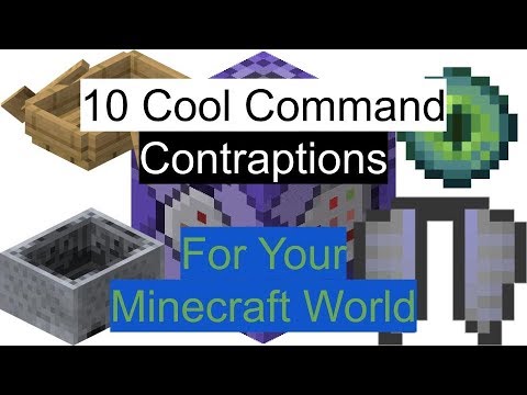 10 Cool Command Contraptions for Your Minecraft World - YouTube