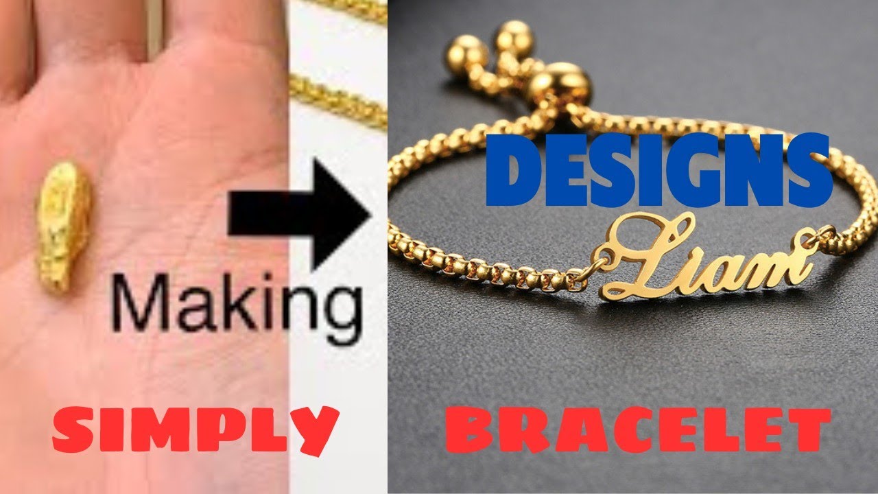 How To Making Bracelets At Home//Gold Jewellery//make bracelets with ...