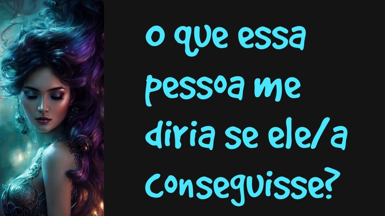 ️ O que Ele (a) me DIRIA, se conseguisse? Vou te contar as energias do ...