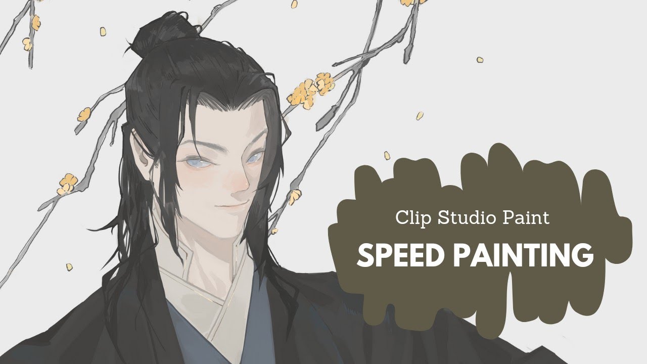 [SPEED PAINTING] Chinese male character| Clip Studio Paint - YouTube
