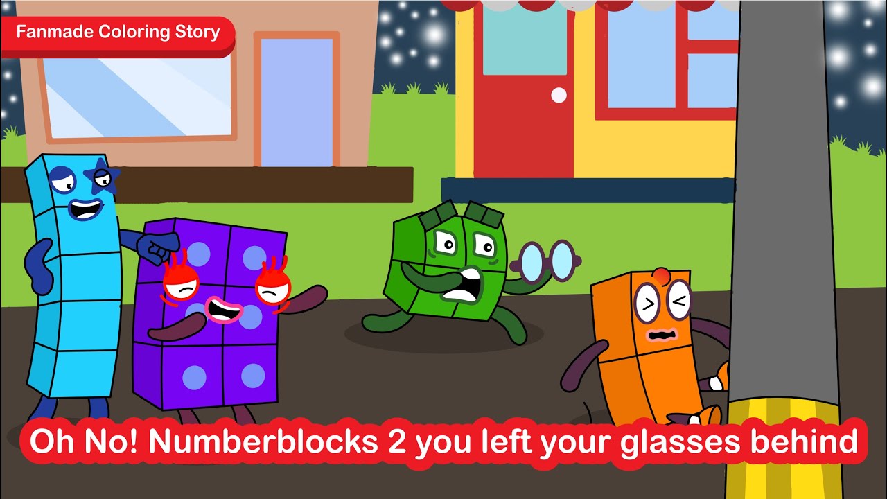 Oh No! Numberblocks 2 you left your glasses behind | Numberblocks ...