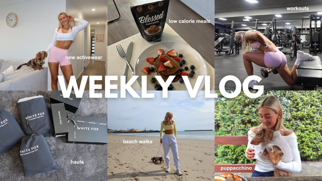 WEEKLY VLOG | gym | meals | hauls | sizzle | study | wardrobe clean out ...