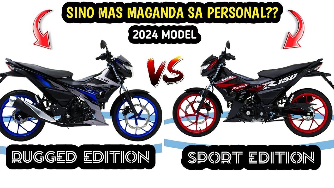Ang Ganda ng mga bagong kulay ng Suzuki Raider 150 Fi 2024 model - YouTube