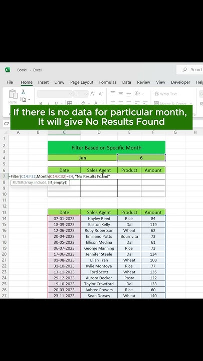 😎 Dynamically Filter Data By Months In Excel 😎 Shortsvideo Exceltricks Youtube