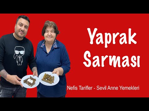 YAPRAK SARMASI NASIL YAPILIR ? NEFİS YAPRAK SARMASI TARİFİ