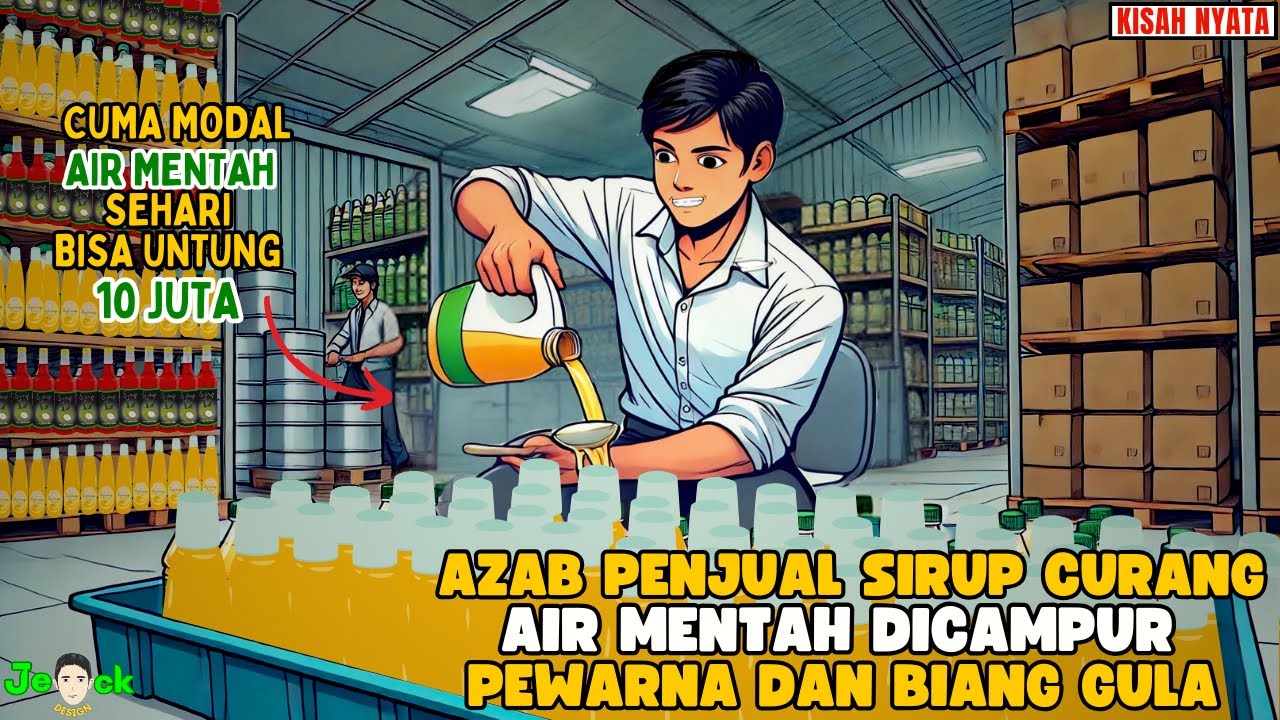 AZAB PENJUAL SIRUP CULAS PAKAI AIR MENTAH DICAMPUR PEWARNA DAN BIANG ...