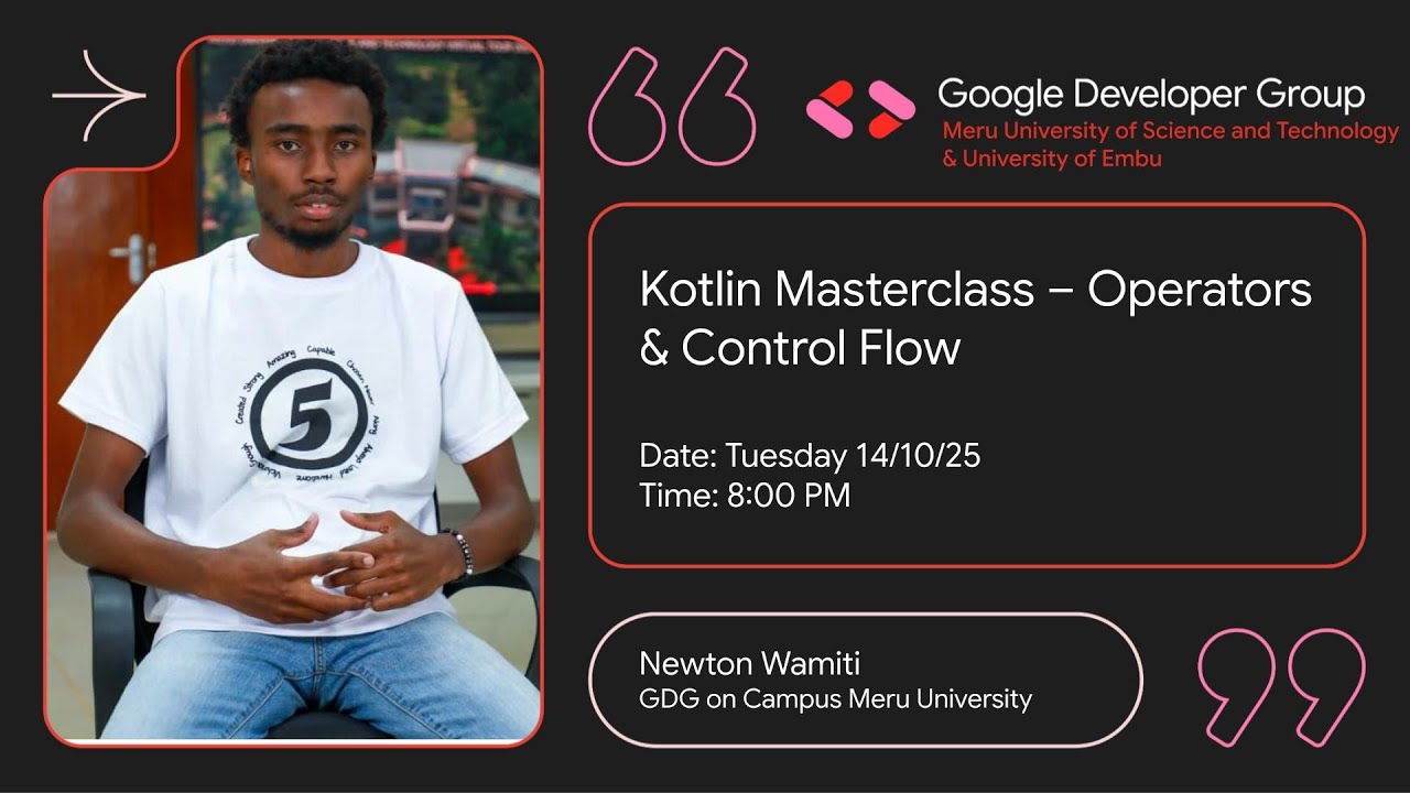 Kotlin Module 3: Operators & Control Flow - YouTube