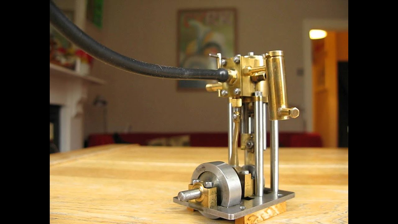 Trojan Mk1 (design E T Westbury, 1949) steam engine from old tug - YouTube