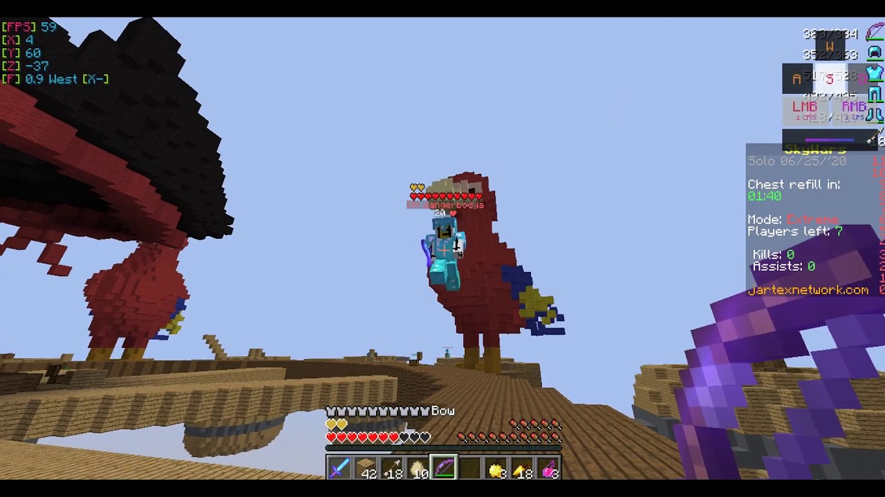 СНОВА ИГРАЮ В СКАЙВАРС НА JartexNetwork ( Minecraft Skywars ) - YouTube
