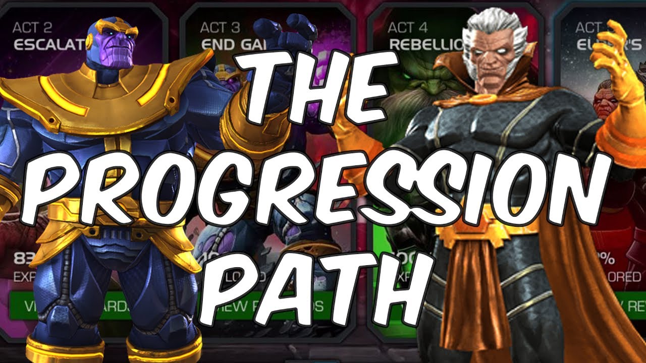 The Progression Path - What Should I Do Next? Guide - Marvel Contest Of ...