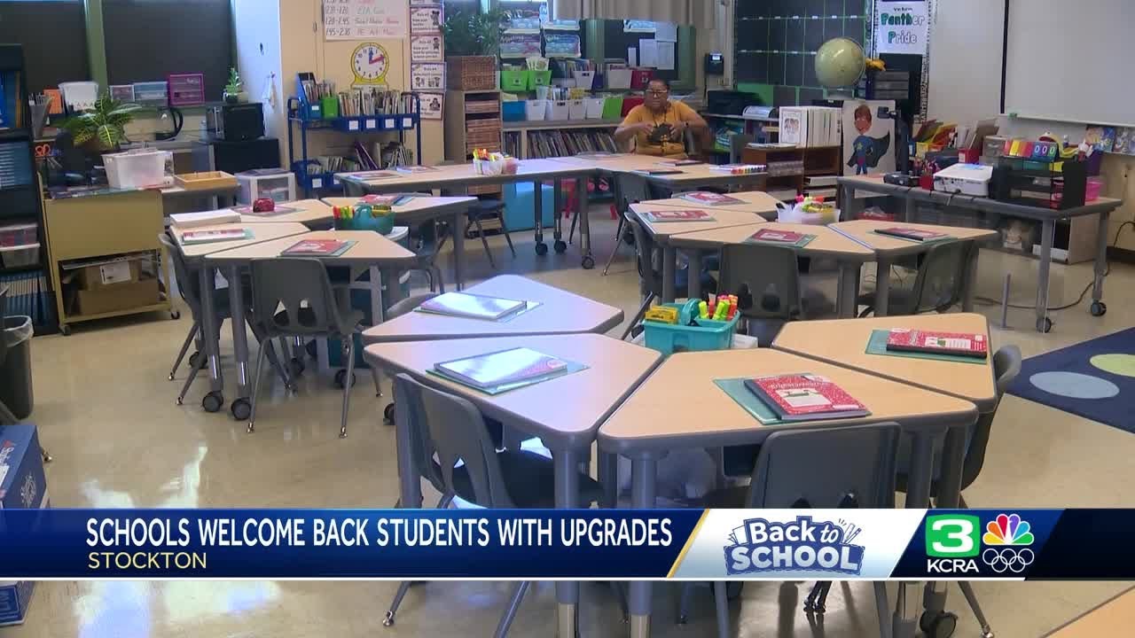 Stockton Unified School District begins 1st day of classes - YouTube