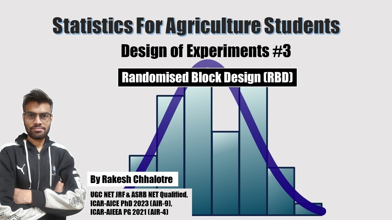 Statistics Series: Experimental Design For Agriculture | RBD #general ...