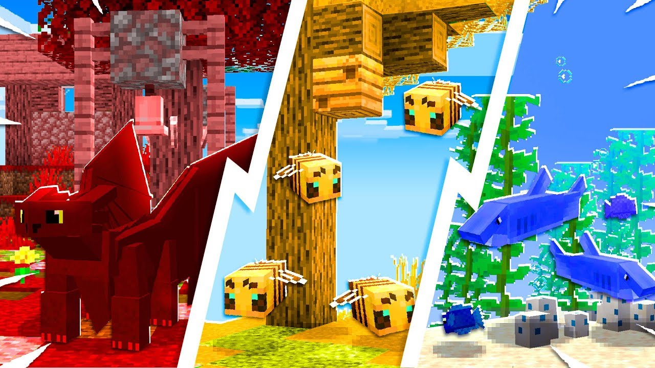 Building in MINECRAFT Using only ONE COLOR! - Minecraft PE Build Battle ...