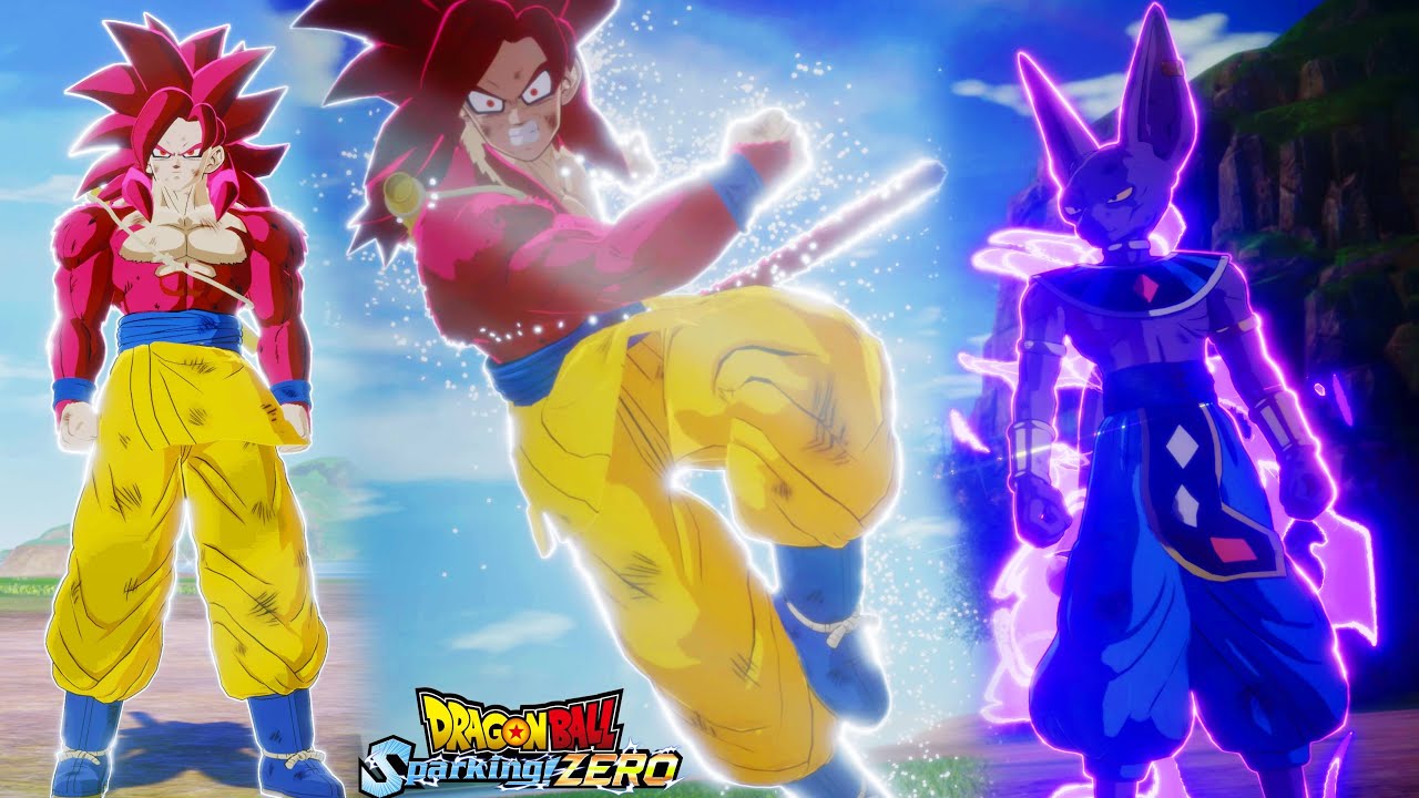 What If Daima SSJ4 Goku W/ God Ki Fought Beerus! (Dragon Ball: Sparking ...