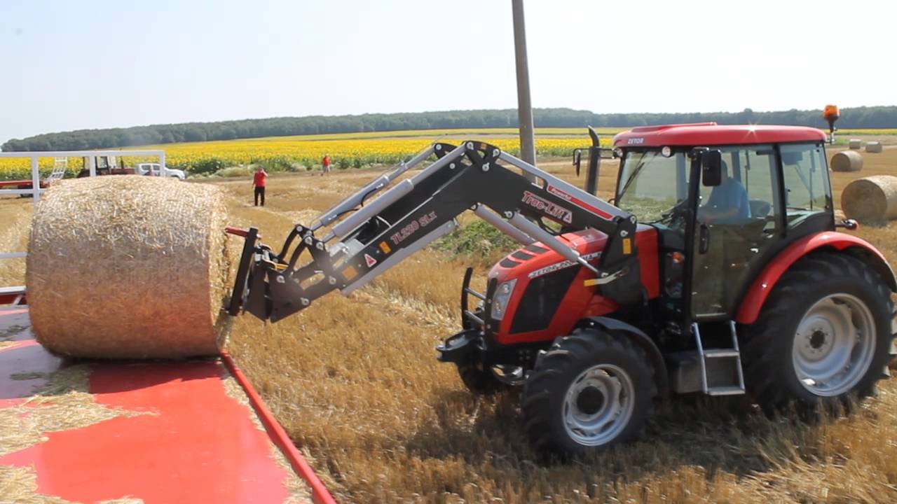 Zetor Proxima 100 with Trac Lift front loader - YouTube