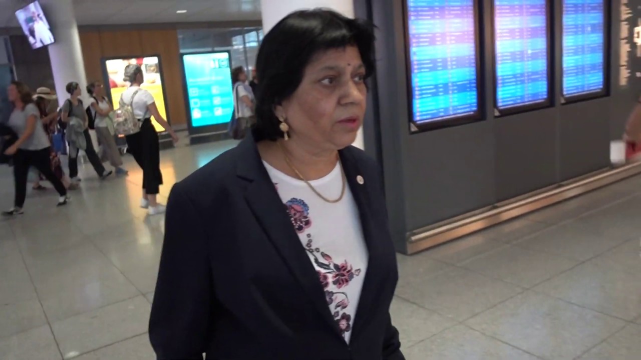 BDMV 31 Aruna & Hari Sharma arrived Munich Airport for Lufthansa ...