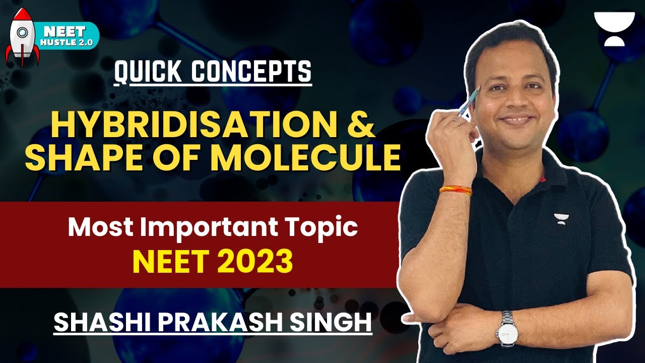 Hybridisation Shape Of Molecule Quick Concepts NEET 2023 NEET hybridisation-shape-of-molecule-quick-concepts-neet-2023-neet