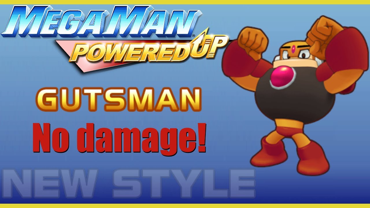 Mega Man Powered Up Gutsman Playthrough (No Damage / Normal Mode) - YouTube