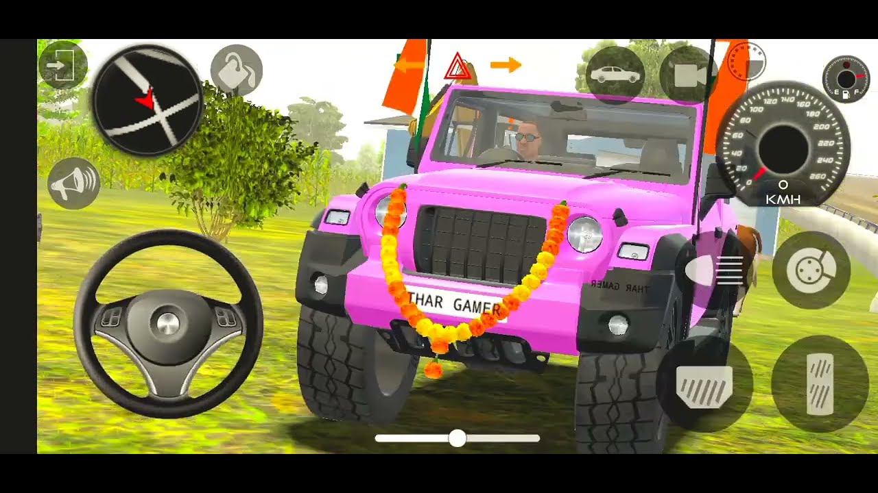 Dollar (song) Modife Mahindra Pink Thar || Play for Indain games ...