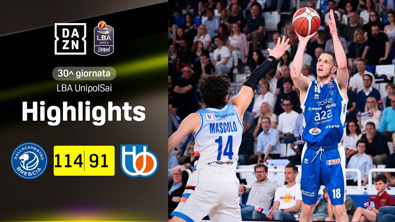 IVANOVIC e BURNELL portano la GERMANI al TERZO POSTO: Brescia-Treviso 114-91 | LBA | DAZN ...