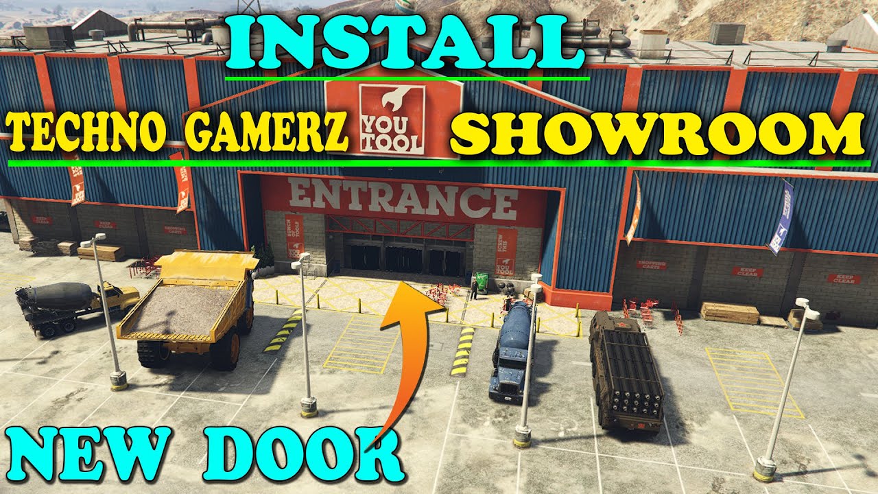 How To Install @TechnoGamerzOfficial YouTool Showroom Mod In GTA 5 ...