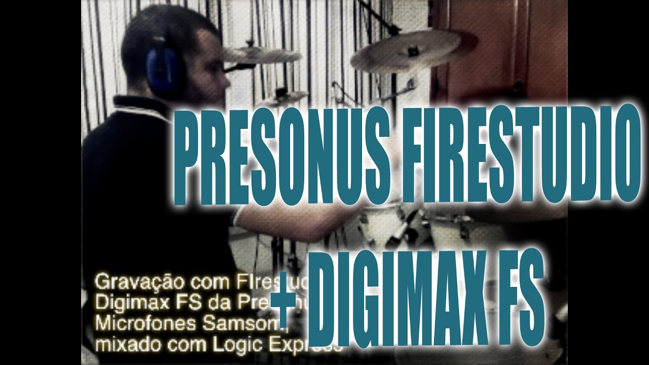 Presonus Firestudio + Digimax FS - YouTube