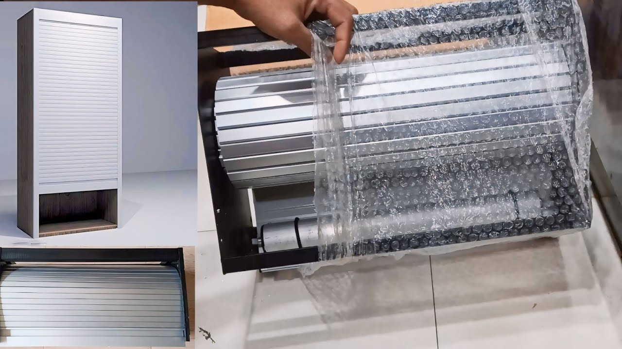 Pvc Rolling Shutter with Aluminium Finish|Rolling Shutter Kitchen ...