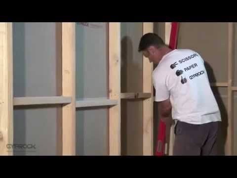 Installing Gyprock plasterboard - Plasterboard walls and ceilings