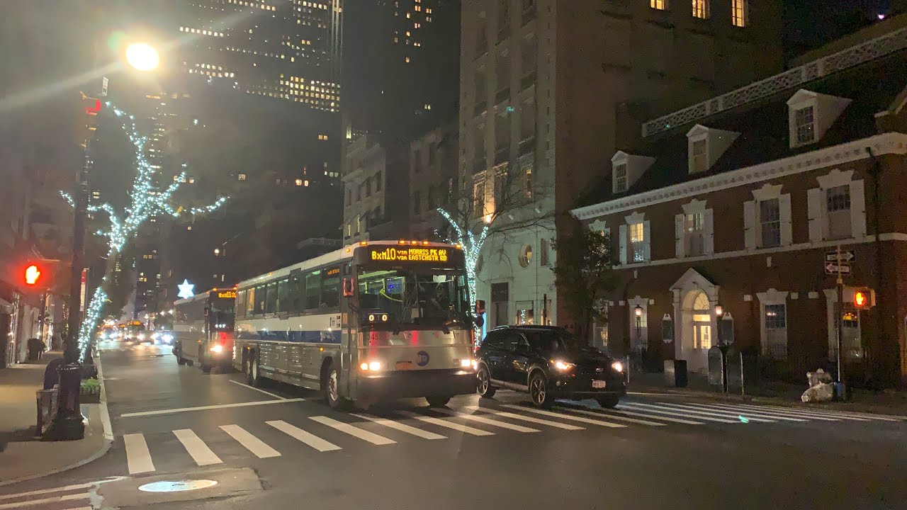 MTA Bus: 2006 MCID4500CL #3452 & #3254 on the BxM10 & BxM11 - YouTube