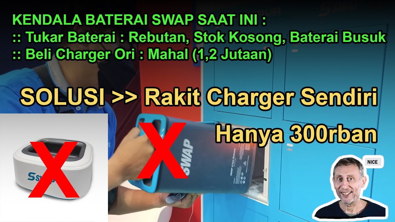 Rakit Charger Baterai SWAP 2024 Murah | Smoot Zuzu | Smoot Tempur - YouTube