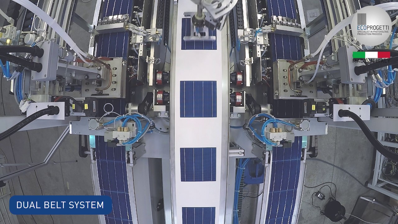 ETS1800 High efficiency stringer machine - YouTube