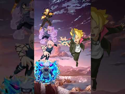 Team 7 Vs Boruto #naruto #sasuke #sakura #kakashi #boruto #viral