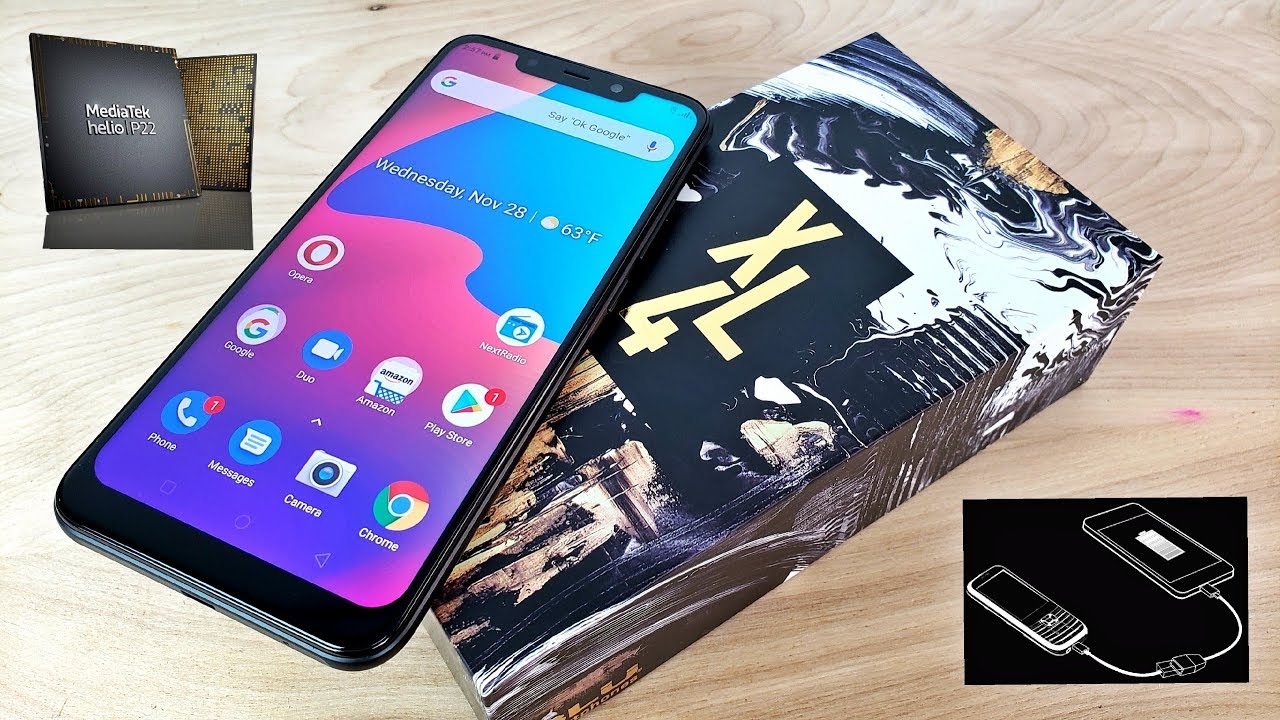 BLU Vivo XL4 - [$149] - Reverse Charge - Helio P22 AI - 3GB/32GB - 6.2 ...