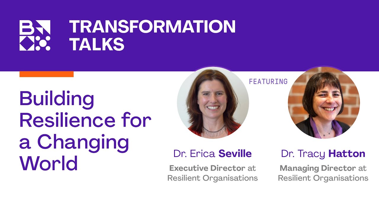 Building Resilience for a Changing World – with Dr. Erica Seville and ...