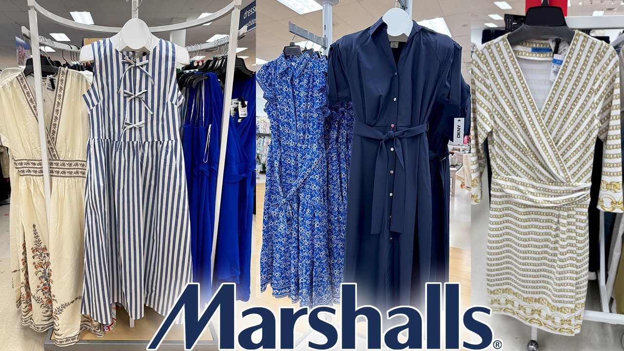 🦋 MARSHALLS NEW FINDS 🪻 BEAUTIFUL DRESSES & DESIGNER BAGS! - YouTube