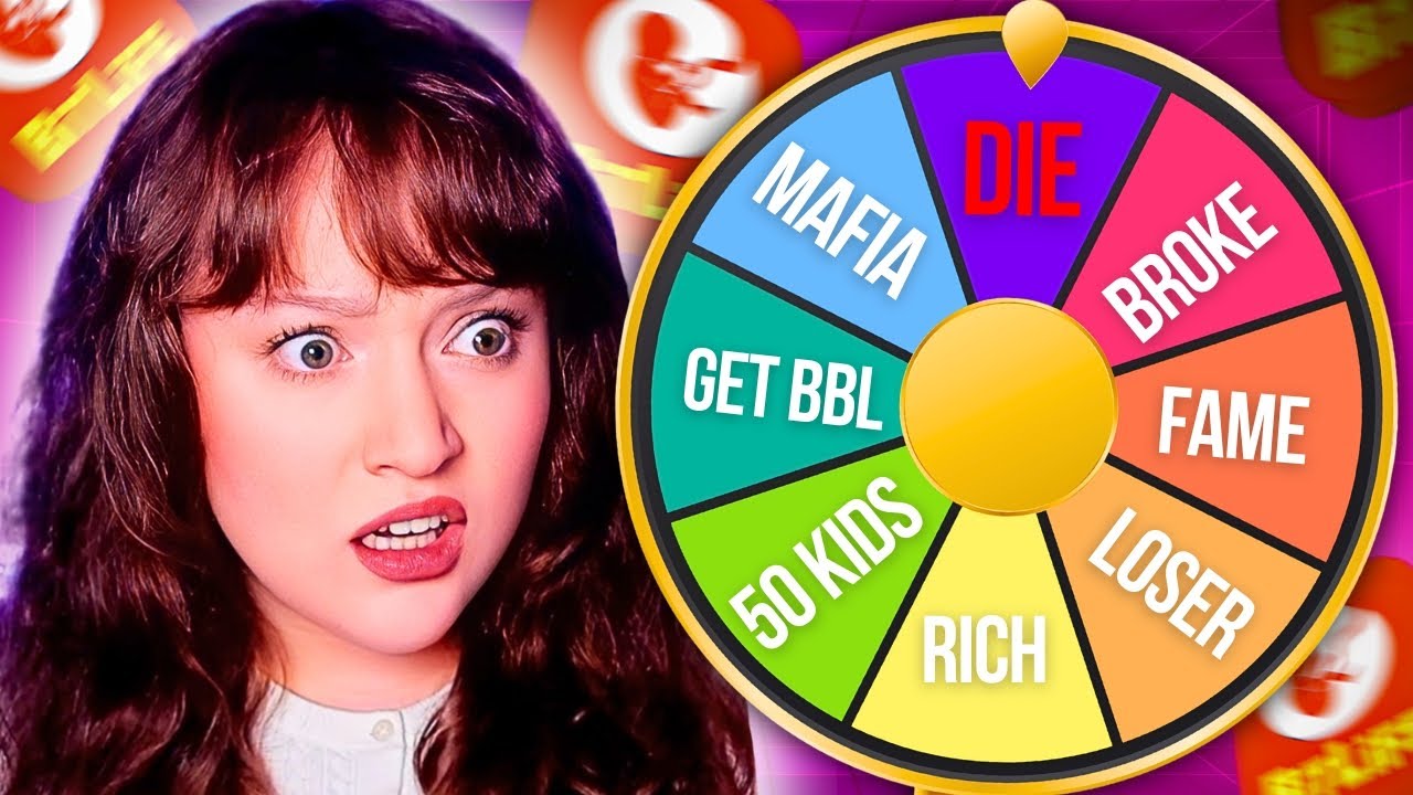 BitLife BUT a WHEEL CONTROLS Every Choice! - YouTube