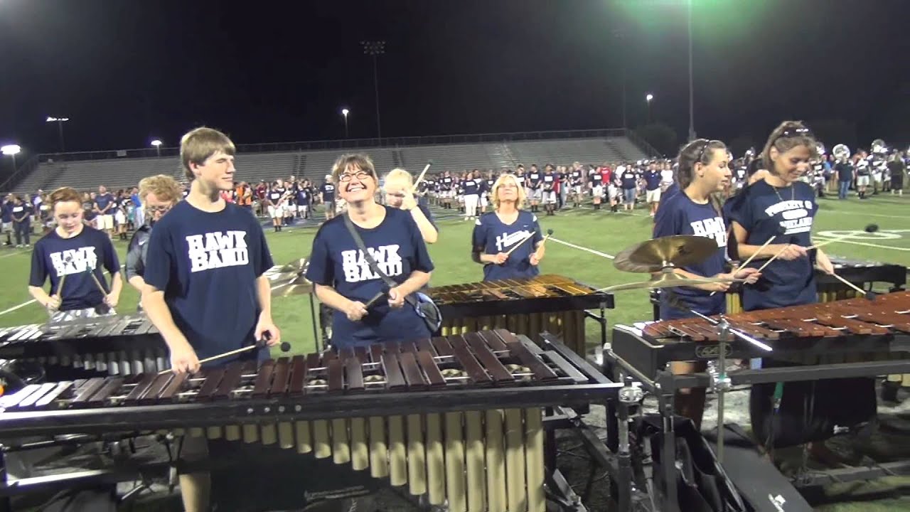 Hawk Band Getting Ready 2013 - YouTube